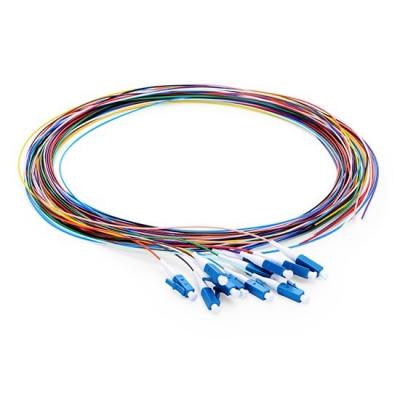 China FTTH LC UPC 3m G657A1 Single Mode Fiber Optic Pigtail for sale