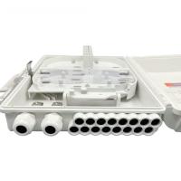 China 16 Core FTTH Fiber Terminal Box with SC Adaptors for sale