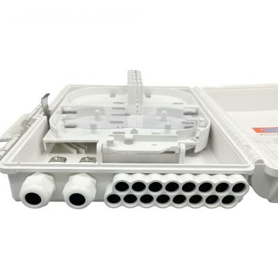 China 16 Core FTTH Fiber Terminal Box with SC Adaptors for sale