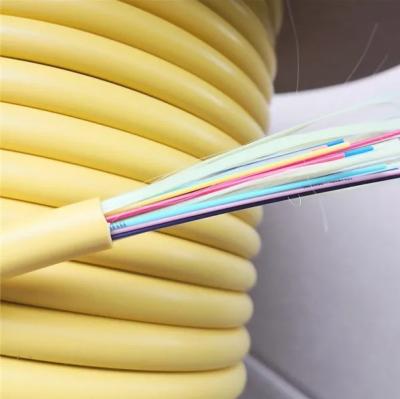 China GJFJV 24F OM4 Indoor Fiber Optic Cable LSZH Aramid Yarn for sale