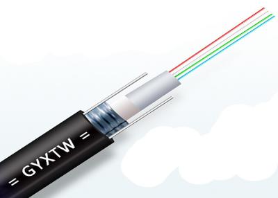China GYXTW Outdoor Armored Fiber Optic Cable 12 Core Single-Mode G652D for sale