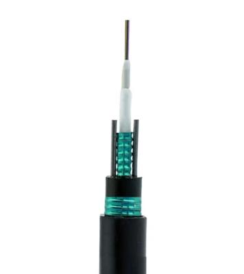 China GYXTW53 Armored Fiber Optic Cable 2-12 Core Single Mode Outdoor for sale