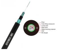 China GYXTW53 G652D 24-48 Core Armoured Fiber Optic Cable for Underground for sale