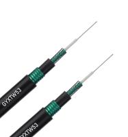 China GYXTW53 G652D Single Mode Outdoor Fiber Optic Cable Double Armored for sale