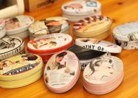 China Stackable Metal Oval Tin Box  For Gift Packaging for sale