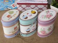 China Oval Tin Box For Loose Cigarette Tobacco Canister Storage for sale