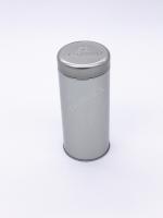 China Tea / Coffee / Sugar Round Metal Tins With Lids Embossed Plain Round Biscuit Tin for sale