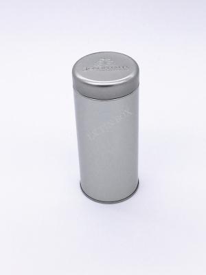 China Tea / Coffee / Sugar Round Metal Tins With Lids Embossed Plain Round Biscuit Tin for sale
