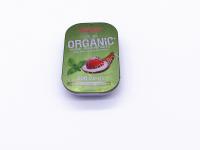China Original Vitamin Mints Sugar tablets Sliding Tin Boxes With Embossing And Metal Insert for sale