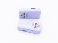 China Small Rectangle Cigarette Tin Box For 20 Sticks With Embossing And Metal Insert for sale