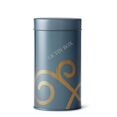 China Organic Green Red Tea Personalised Cookie Tin Box Gift Packaging With Metal Lid for sale