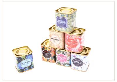 China Food  / Wine Square Tin Containers , Metal Tin Boxes for Packaging for sale