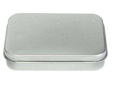 China Rectangle Hinged Seamless Tin Box With Hinge For Candy  Chocolate Sugar Storage for sale