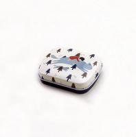 China Customizable Small Tin Boxes Personalized Glossy Varnish Reusable Material for sale