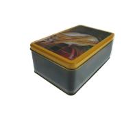 China 192 x 121 x 68mm Metal Soap Tin Box Large Rectangular Customized Tea Cannister for sale