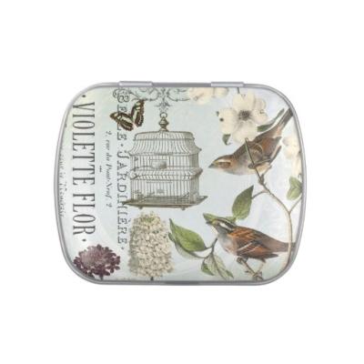 China The ellipse small Candy Tin Box With Double Sides Print For Gift Packaging for sale