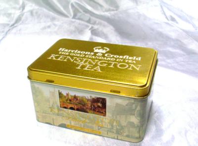 China Metal  Tin Perfume Packaging Box Design Templates for sale