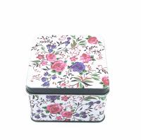 China Fashion Food Grade Lunch Tin Boxes Metal Square Tin Can UV Coating Surface for sale