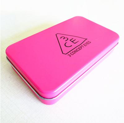 China Customized empty rectangular metal tins box for candy / mint / pill for sale