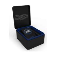 China Black Cigarette Tin Can / Tobacco Tin Box With Hinged Lid Rectangular Shape for sale