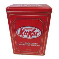 China Custom Printed Metal Tin Containers / Rectangular Tin Can For Package for sale