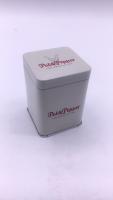China Metal Child Proof Square Tin Box / Food Grade Tin Packaging Containers for sale