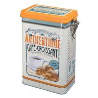 China Rectangular Metal Airtight Coffee Red Tea Tin Box for sale
