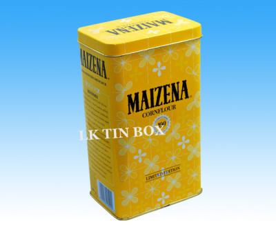 China Jewelry Decorative Cosmetic Rectangular Tin Box  With Detail Embossing for sale