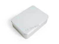 China Custom Gift Tin Box Printed Porker Chips Pvc Window Rectangular Tin Containers for sale