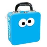 China Food Grade Metal Mini Lunch Tin Box Container Glossy Varnish For Christmas Toys for sale