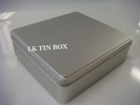 China Toys Storage Empty Tin Can Moved Window OEM Customer Logo for sale