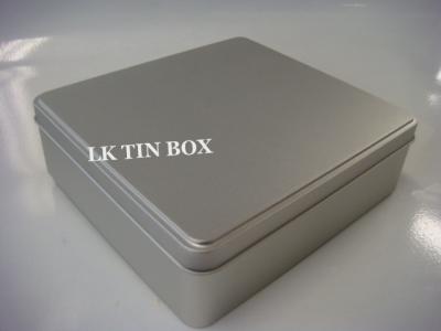 China Toys Storage Empty Tin Can Moved Window OEM Customer Logo for sale
