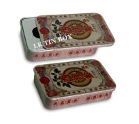 China Pink Candy Mint Tablets Small Tin Boxes 83 x 62 x 16 mm ISO9001 2008 Approved for sale