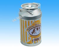 China D84 Milk Bottle Shaped Metal Tin Packaging Box Storage For Christmas Holiday for sale