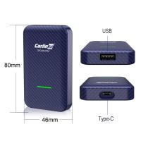 China 2 In 1  Wired to Wireless Adapter Carplay Android Auto CP2A Compatible With Wired CarPlay USB Plug And Play for sale