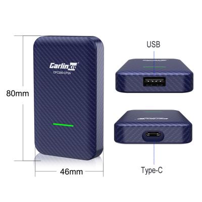 China 2 In 1  Wired to Wireless Adapter Carplay Android Auto CP2A Compatible With Wired CarPlay USB Plug And Play for sale