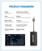 China Android 4.4+ to Wireless Carplay and Android Auto Adapter Dongle CCPA Car Android Box for sale
