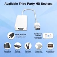 China HD2CP Carplay to HDMI Adapter Conversion Box Dongle Multi Media Car Fire TV Stick Mate Video Input 1080P for sale
