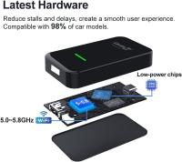 China Wired Carplay To Wirelss Carplay U2W WIFI Wireless Carplay Adapter Mini USB Connection For IOS 13 14 15 for sale
