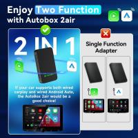 China Wired To Wireless Carplay Adapter Factory Outlet CPC200-U2W Plus Car Play System Dongle Box for sale