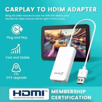 China Multimedia Connectivity Wired Carplay Hdmi Video Input Conversion Box 1080P Car TV Mate Adapter HD2CP for sale