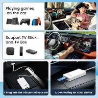 China HD2CP CarPlay To HDMI Conversion Box 1080P Car TV Mate Adapter Bluetooth Connectivity for sale