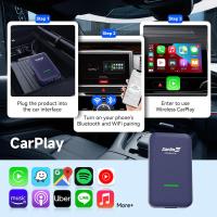 China Wired  To Wireless Adapter Carplay And Android Auto Adapter 5.8 GHz CP2A Plug And Play For Factory Wired Cars for sale