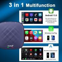 China Tbox S Model 8G + 128G Wireless Adapter Carplay Ai Box Android 13 System Car Play TV Box 1080p Carplay Android Auto for sale