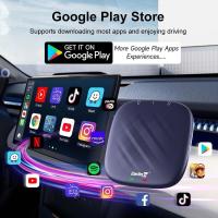 China Tbox S Model 8G + 128G Wireless Adapter Carplay Ai Box Android 13 System Car Play TV Box 1080p Carplay Android Auto for sale