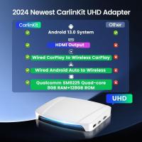 China Carlinkit Tbox UHD TV Box Android 13 Wireless Adapter CarPlay AI Box SM6225 8Gb Adapter 4K HD Video Output for sale
