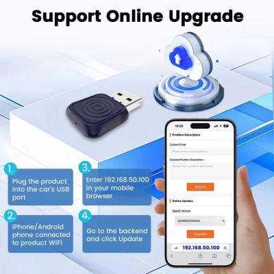 China 5.8GHz WiFi Carlink Kit for Fast Speed Wireless Adapter Carplay Android Auto Multimedia Ai Smart Box Ultra Portable USB for sale