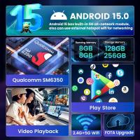 China Android 15 CarPlay TBox Ultra Model Sim Card GPS Navigation 8+128G Wireless Adapter Carplay Ai Box for sale