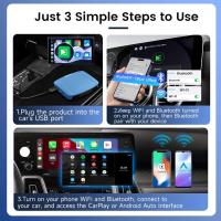 China TBox CarPlay Ultra 8+256G Wireless Carplay Adapter Android Auto Box Compatible Carplay AI Box For Netflix Google for sale