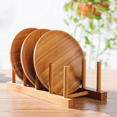 China Kitchen Wooden Plate Display Rack for sale